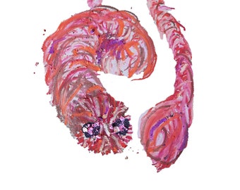 Creation of Worm 18x12 Print - Etsy