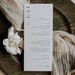 Trifold Wedding Menu, Menu Cards Classic Monogram, Reception Menu With ...