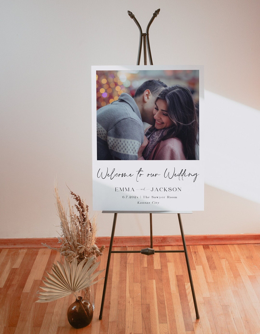 Instant Camera Wedding Welcome Sign, Welcome to Our Wedding Template ...