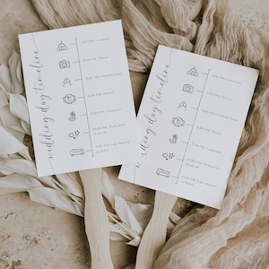Wedding Timeline Fan Template, Infographic Wedding Day Itinerary ...