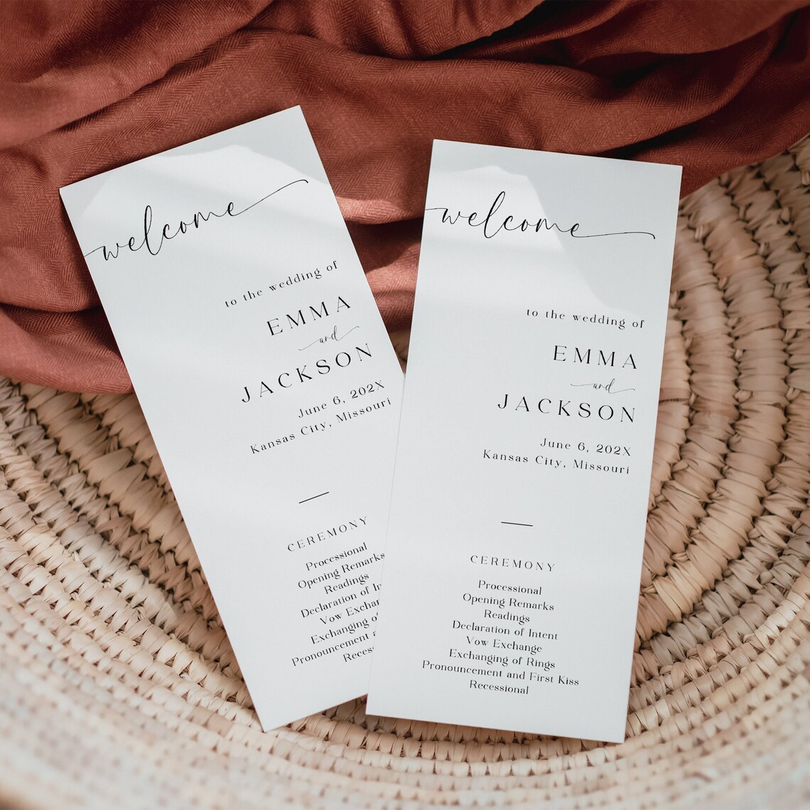 Tri Fold Wedding Program Template, Seating Chart by Alphabet, Program ...