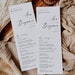 One Page Wedding Program, Catholic Wedding Program No Mass, Traditional ...