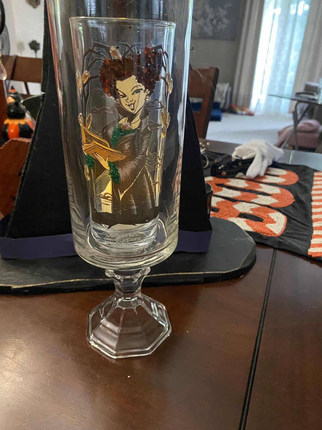 Hocus Pocus Winifred Sanderson Glass Candle Holder - Etsy