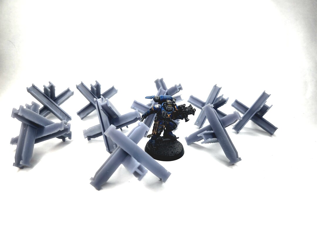 28mm Scale Miniature Tank Traps - Etsy