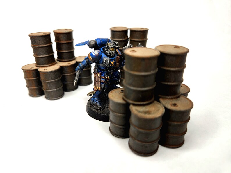 3D Printed Miniature Barrels 28mm Scale set of 30 - Etsy