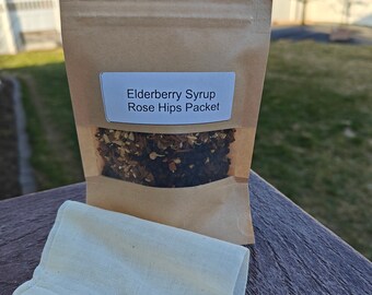 Organic Elderberry Syrup DIY Kit - Etsy