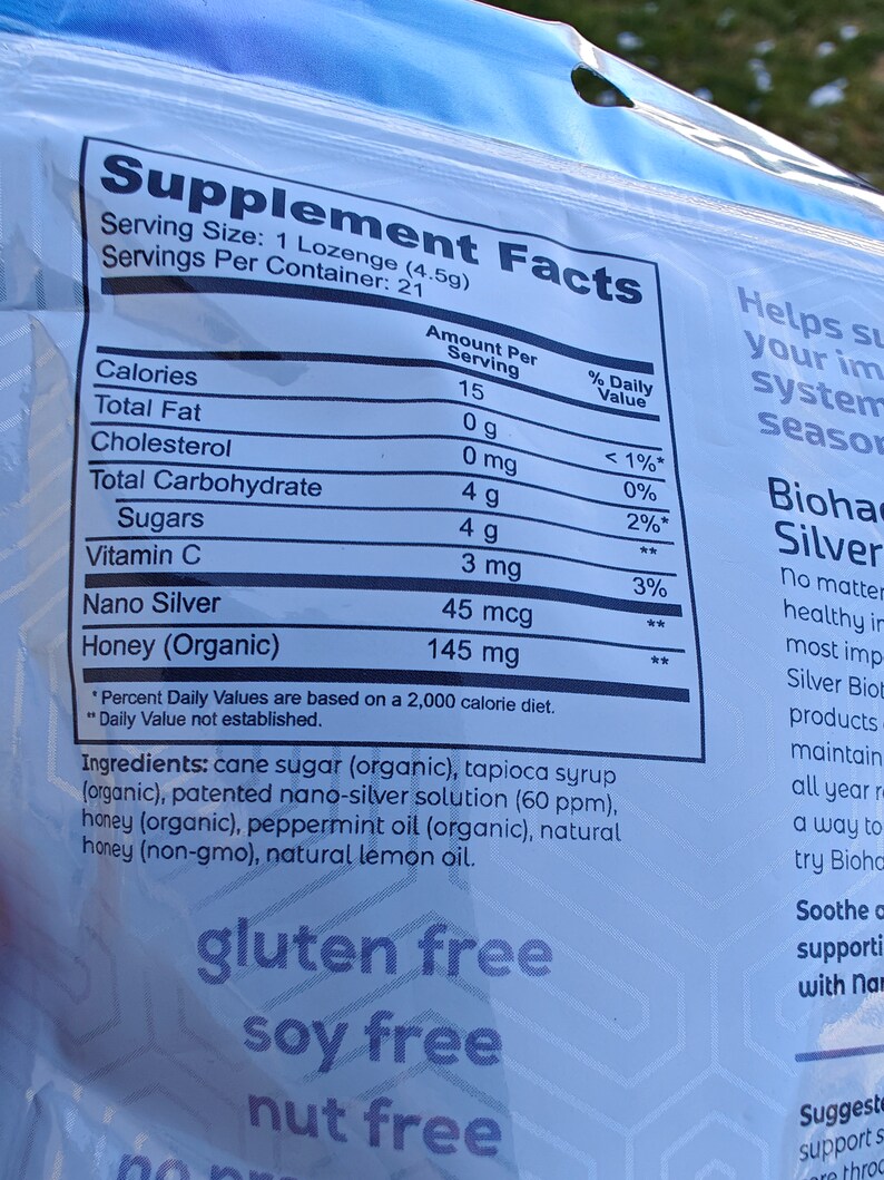 Honey Silver Sore Throat Lozenges: Kids & Adults - Etsy