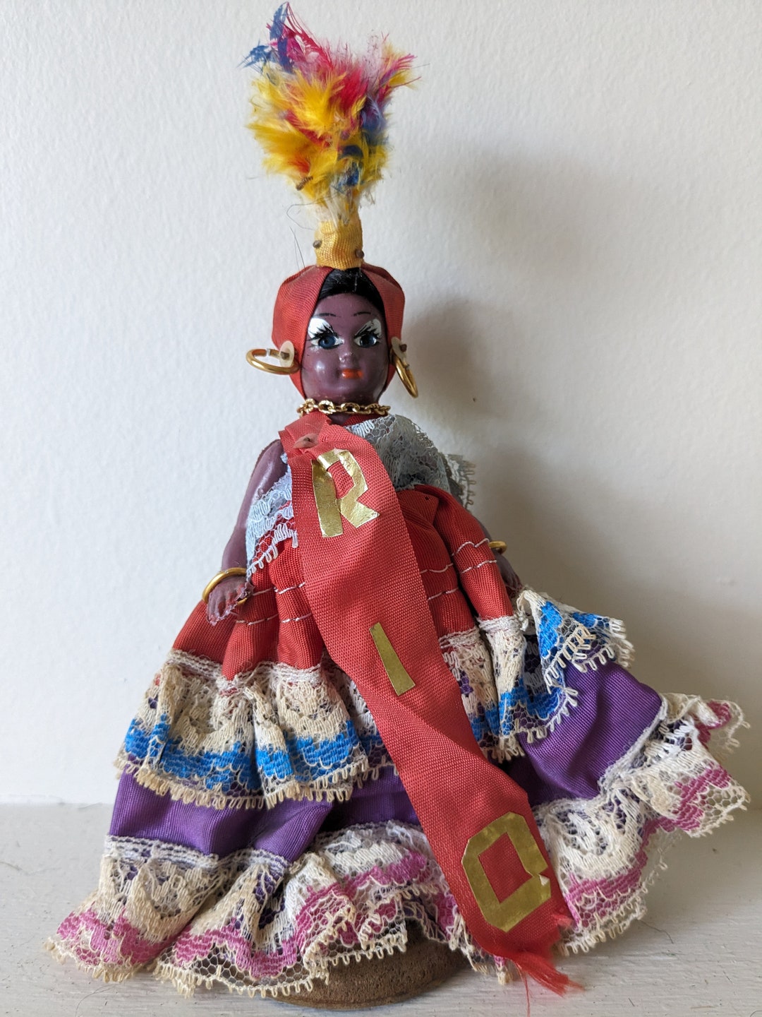 Vintage Brazilian Display Doll - Etsy