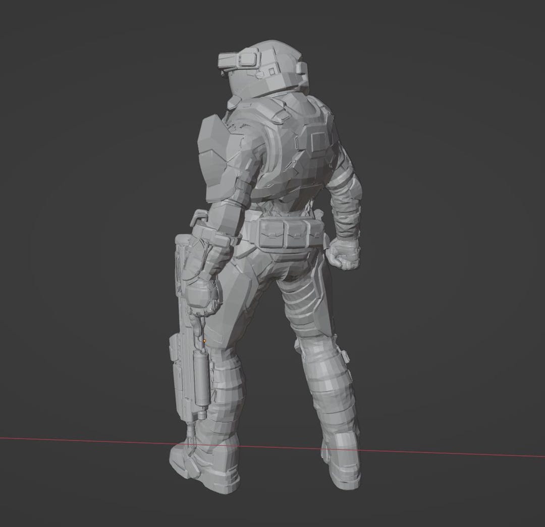 HALO INFINITE SPARTAN Custom 3d Print Model Figure - Etsy