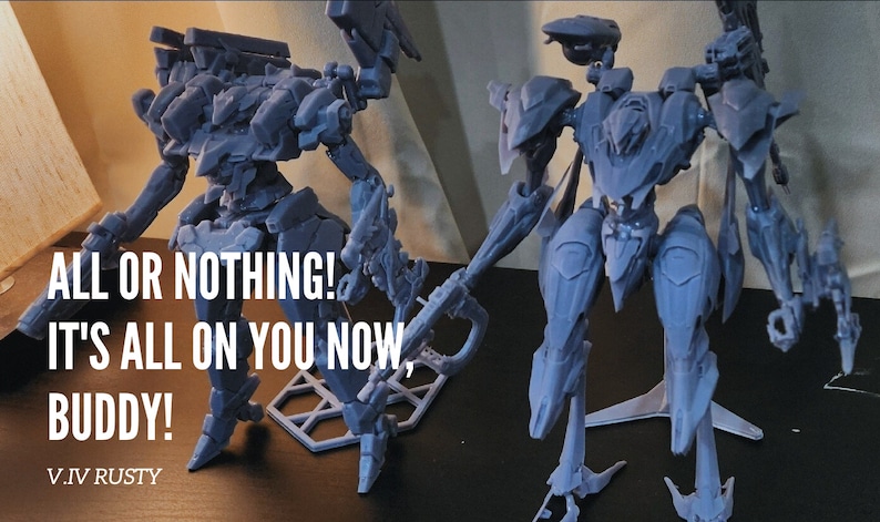 ARMORED CORE 6 STANDARD Custom 3d Print Model Kit 1/45 - Etsy