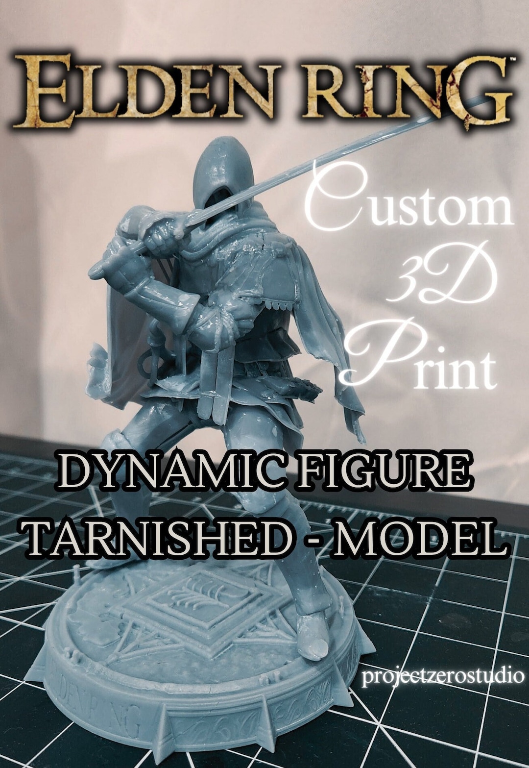 ELDEN RING TARNISHED Dynamic Custom 3d Print Model Figure - Etsy