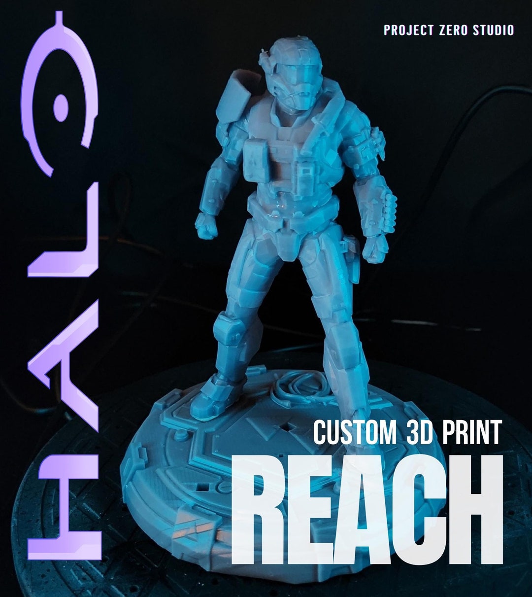 HALO REACH SPARTAN Custom 3d Print Model Figure - Etsy