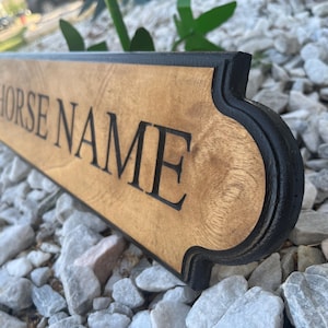 Horse Stall Name Sign - Etsy