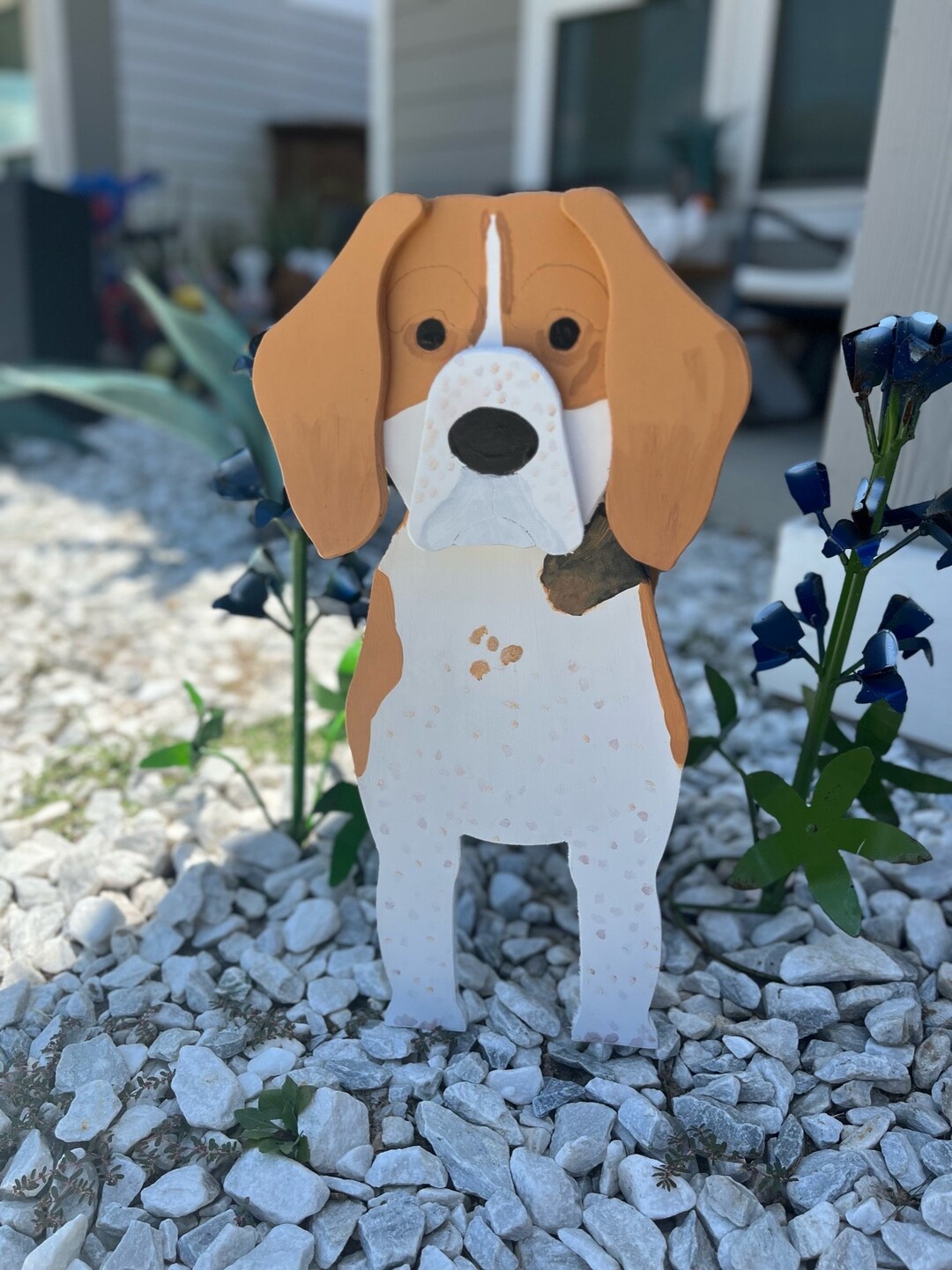 Handcrafted Beagle Planter - Etsy