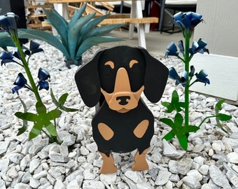 Dachshund Planter Pattern, Dog Wood Planter, DIY Garden Ornament Flower ...