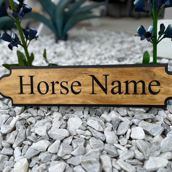 Horse Stall Signs - Etsy