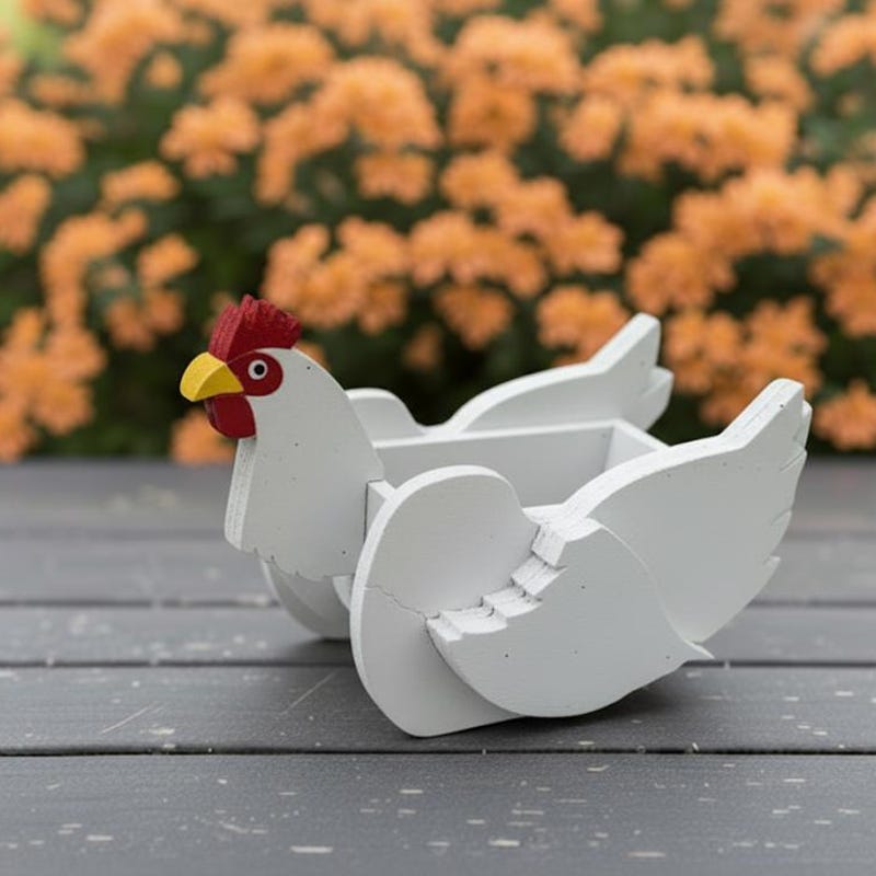 Chicken Planter Pot - Etsy