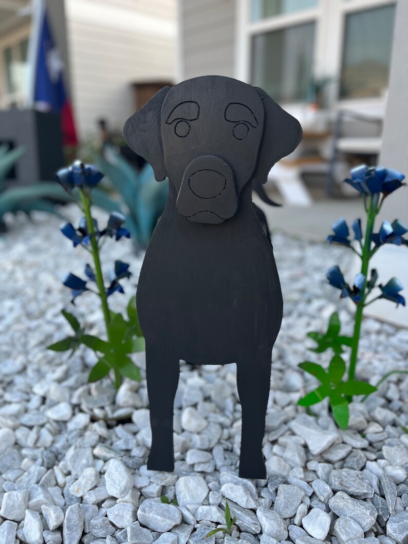 Custom Labrador Planter – Handmade Wooden Pet Memorial, Garden Décor ...