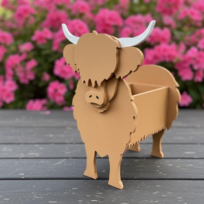 Cow Planter Box - Etsy