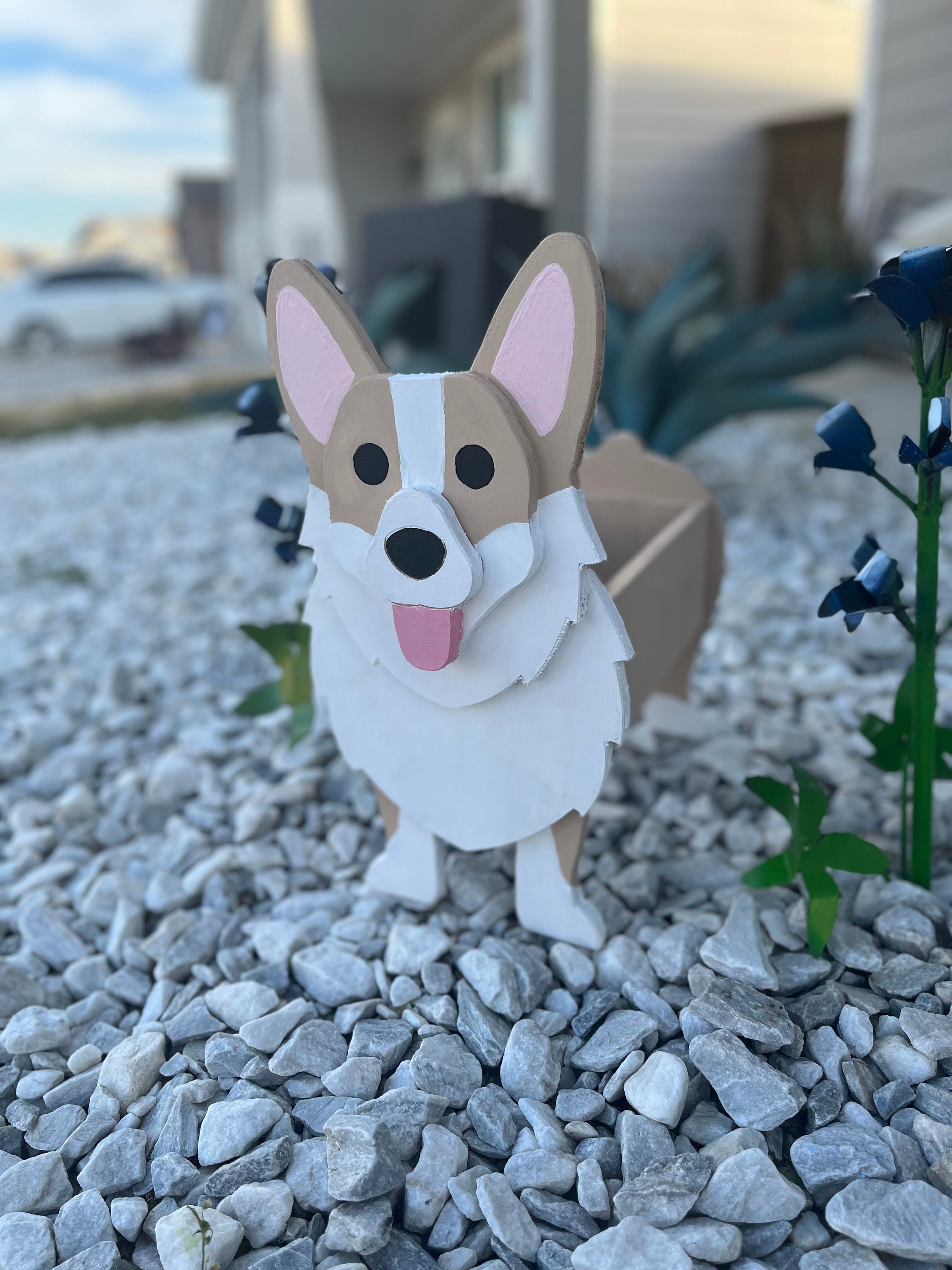 Handcrafted Corgi Planter - Etsy
