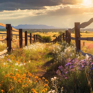 10 Rustic Ranch Fence Digital Background, Digital Backdrop, Rustic ...