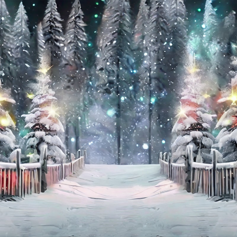 Winter Scene Backdrops - Etsy