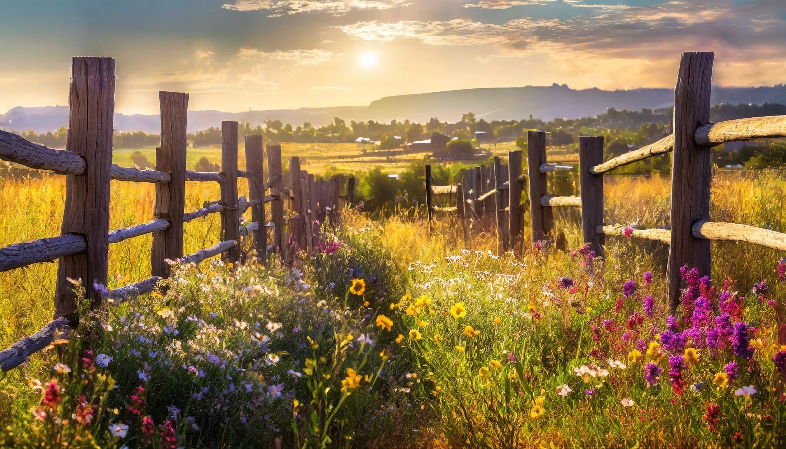 10 Rustic Ranch Fence Digital Background, Digital Backdrop, Rustic ...