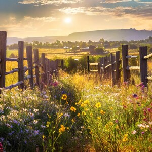 10 Rustic Ranch Fence Digital Background, Digital Backdrop, Rustic ...