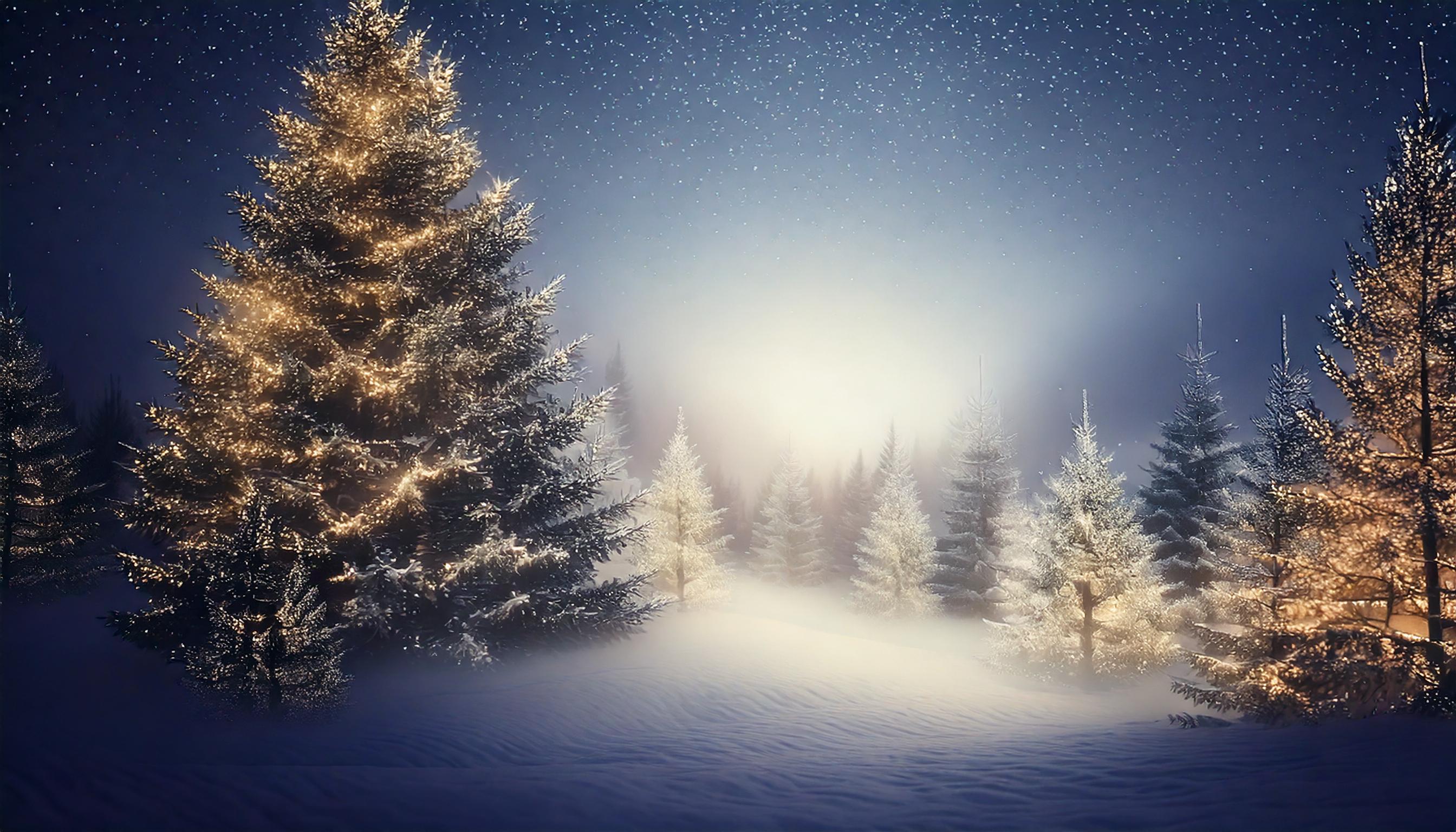 10 Christmas Backdrops, Wall Art, Fantasy Christmas Digital Backgrounds ...