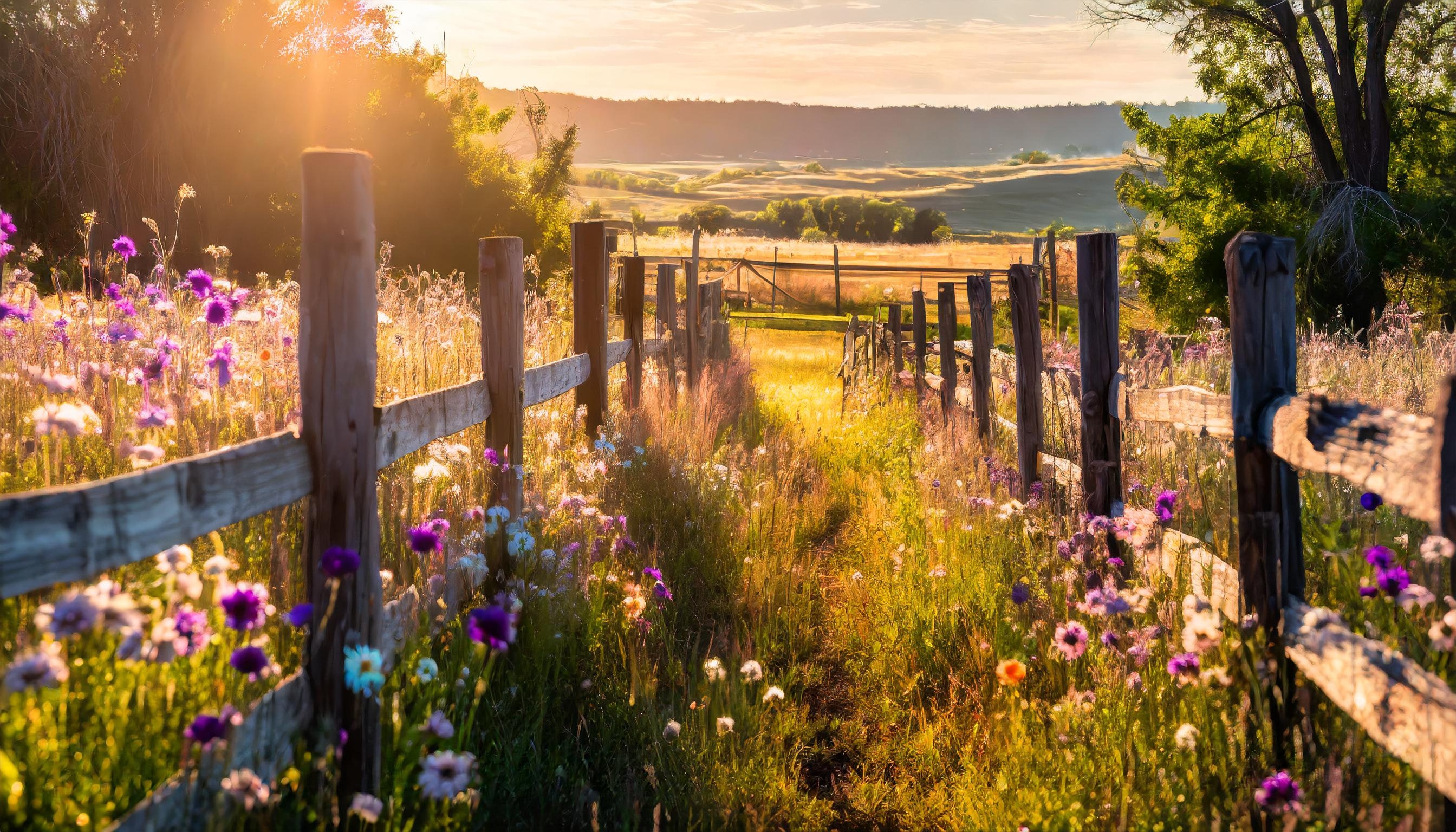 10 Rustic Ranch Fence Digital Background, Digital Backdrop, Rustic ...