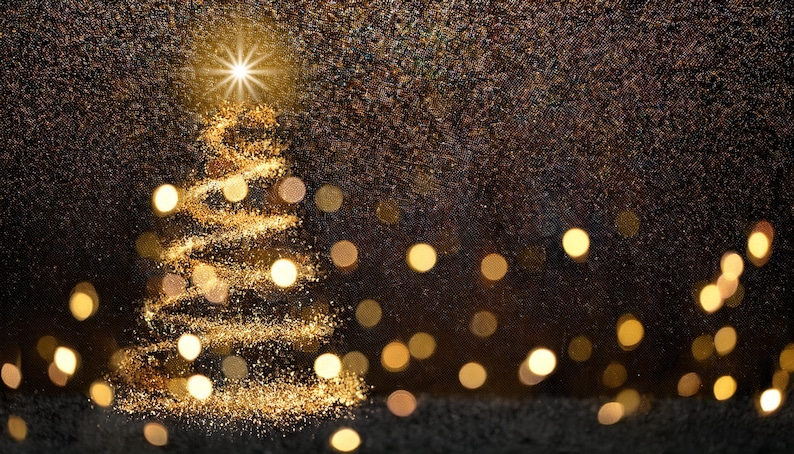 10 Christmas Backdrops, Wall Art, Fantasy Christmas Digital Backgrounds ...