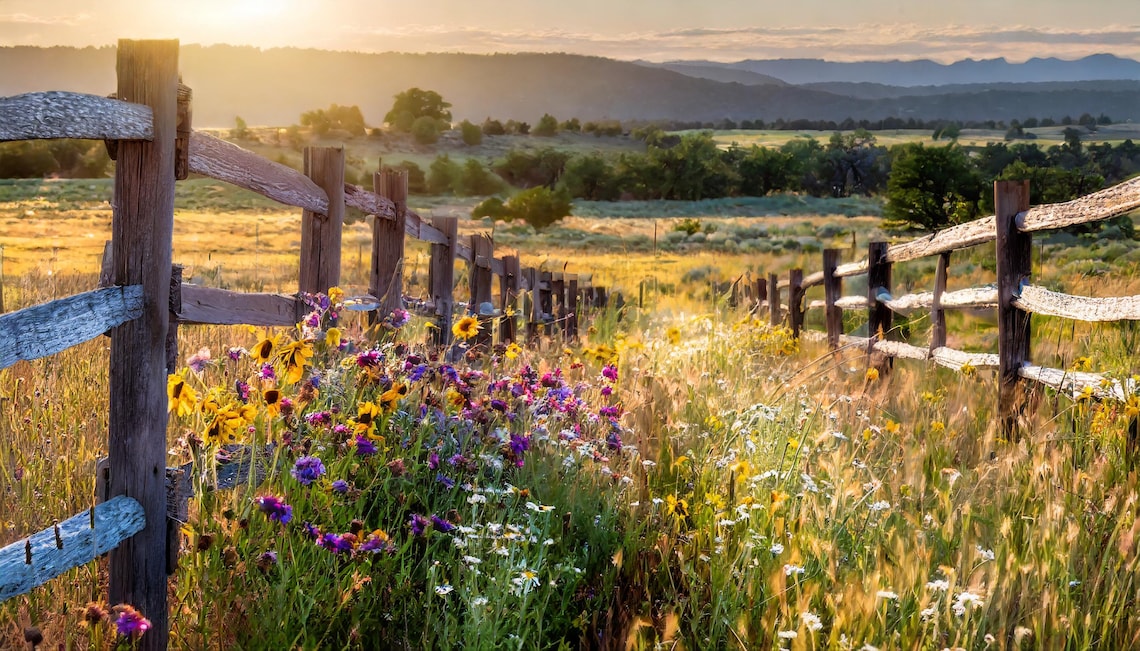 10 Rustic Ranch Fence Digital Background, Digital Backdrop, Rustic ...