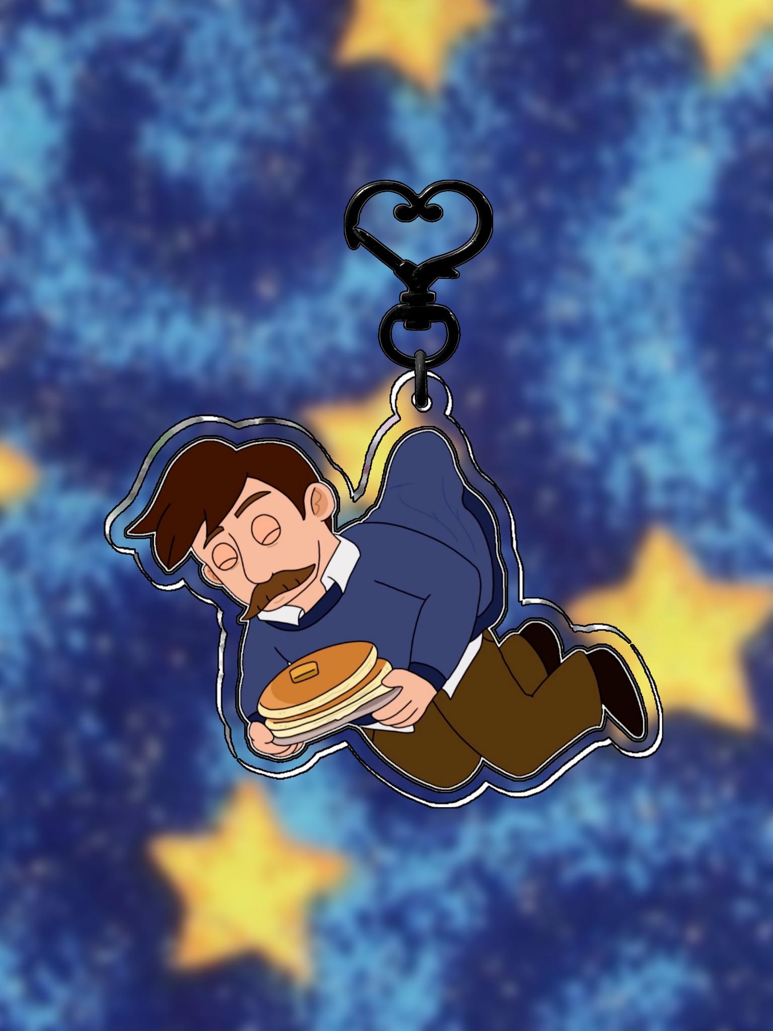 Haunted Hotel Keychain- Nathan Freeling - Pancakes - Etsy