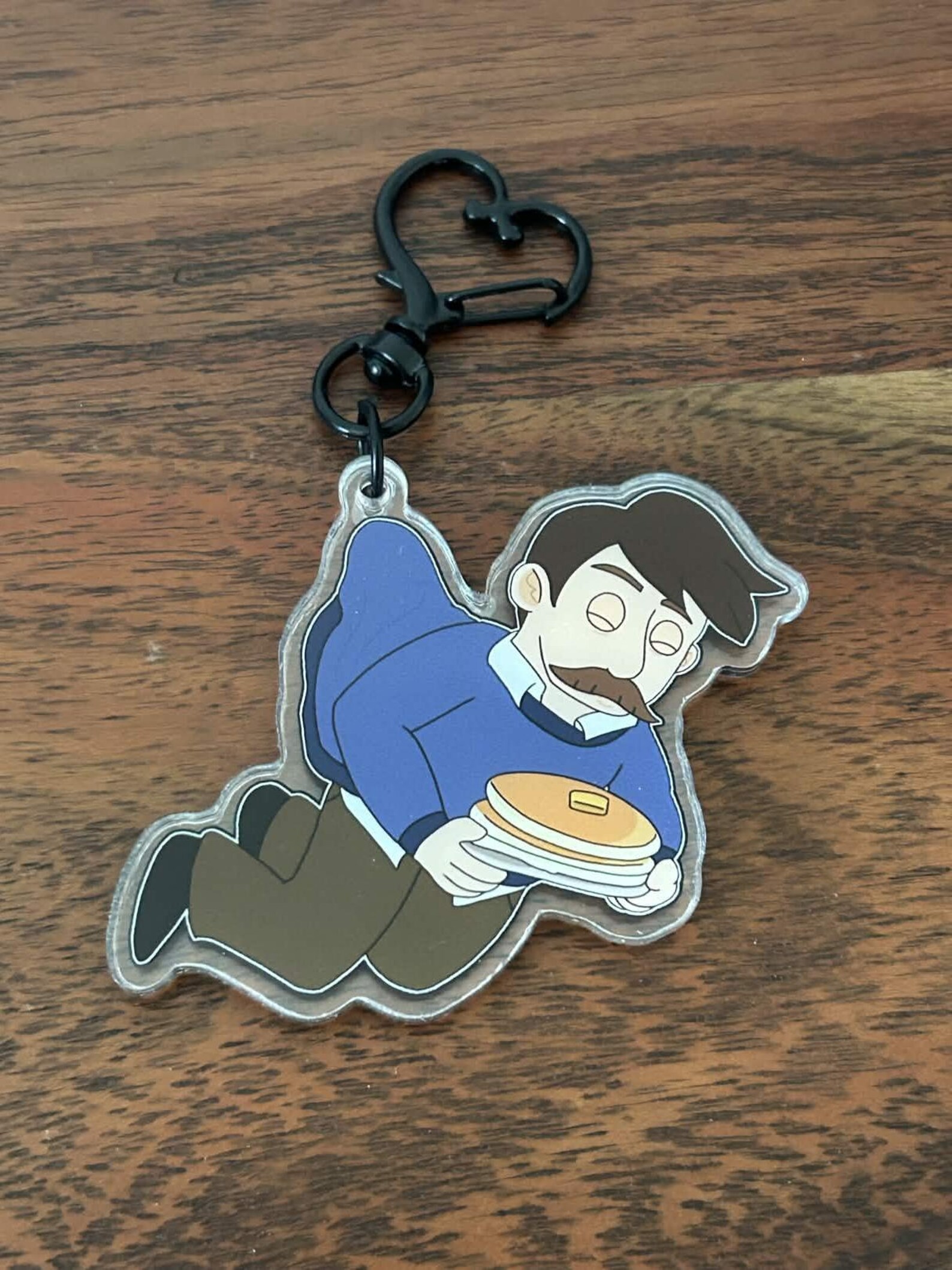 Haunted Hotel Keychain- Nathan Freeling - Pancakes - Etsy