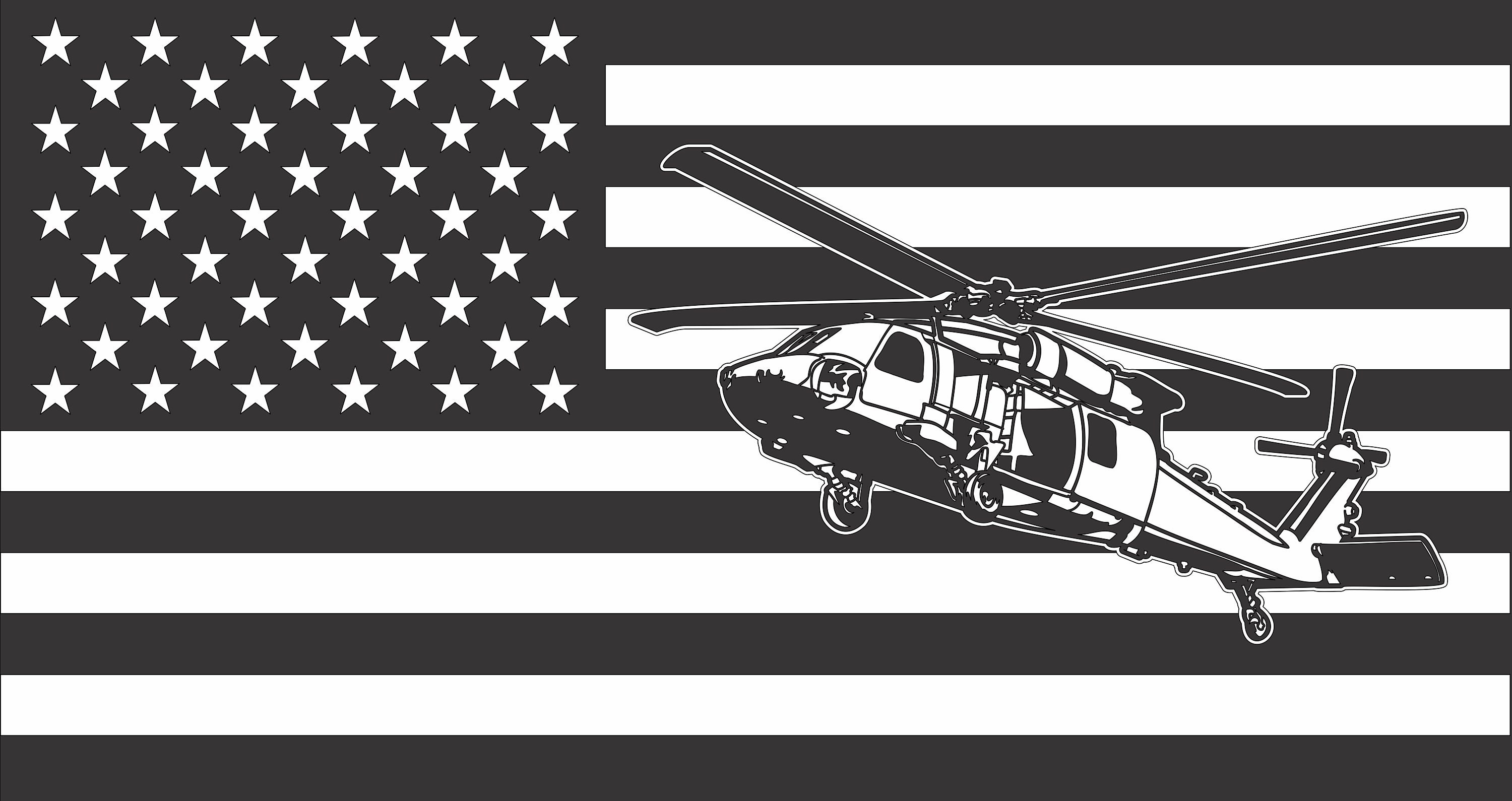 Blackhawk Flag SVG: CNC Carving Vector Graphic - Etsy