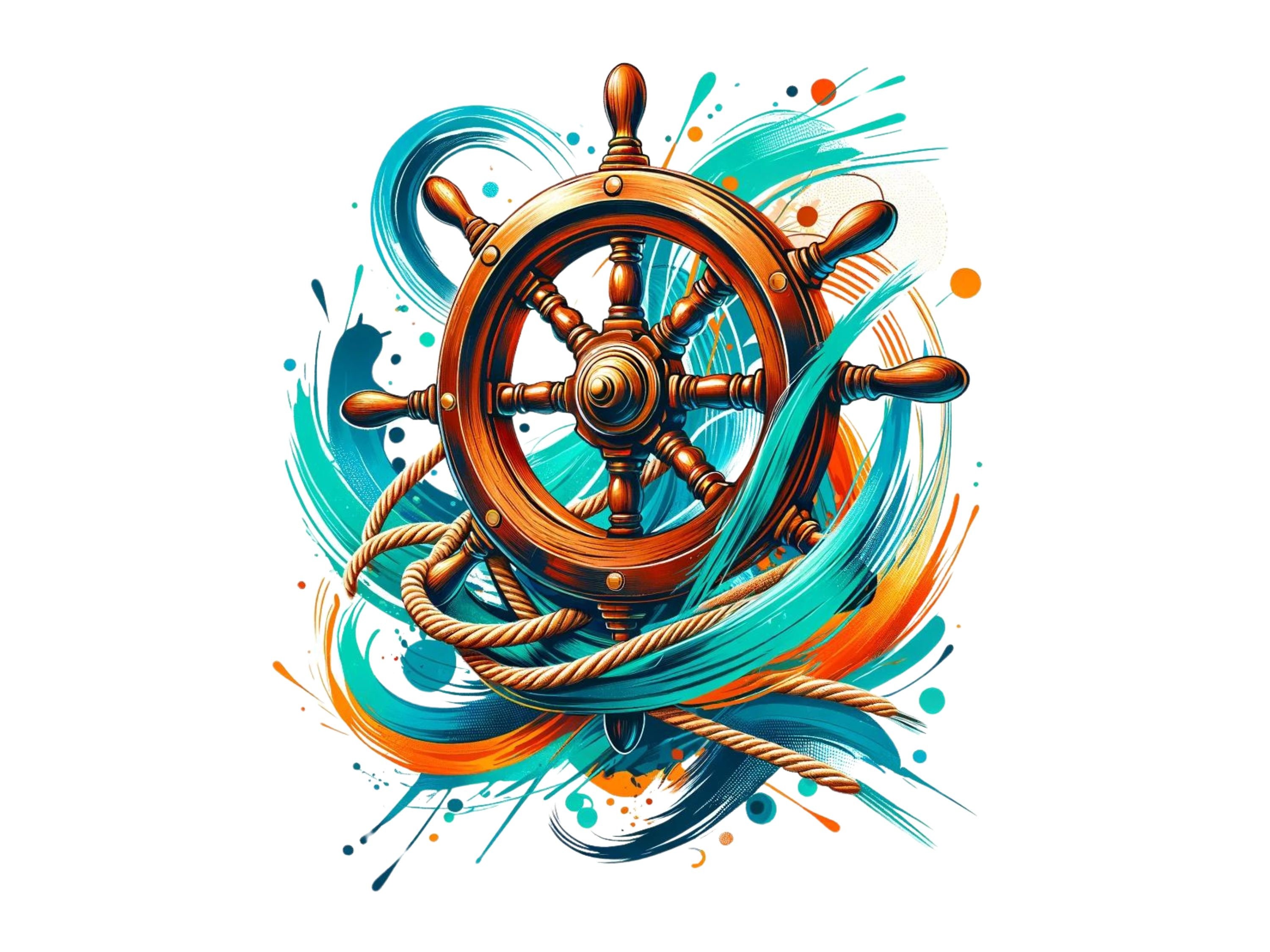 Nautical Digital Clip Art Bundle, Instant Download PNG, Marine Themed ...