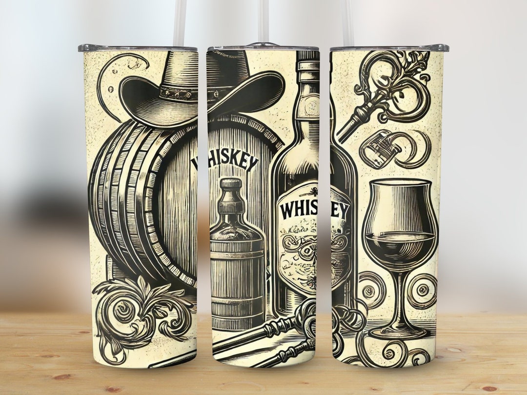 Vintage Whiskey Bar Decor, Rustic Whiskey Barrel Art, Cowboy Hat Wall ...