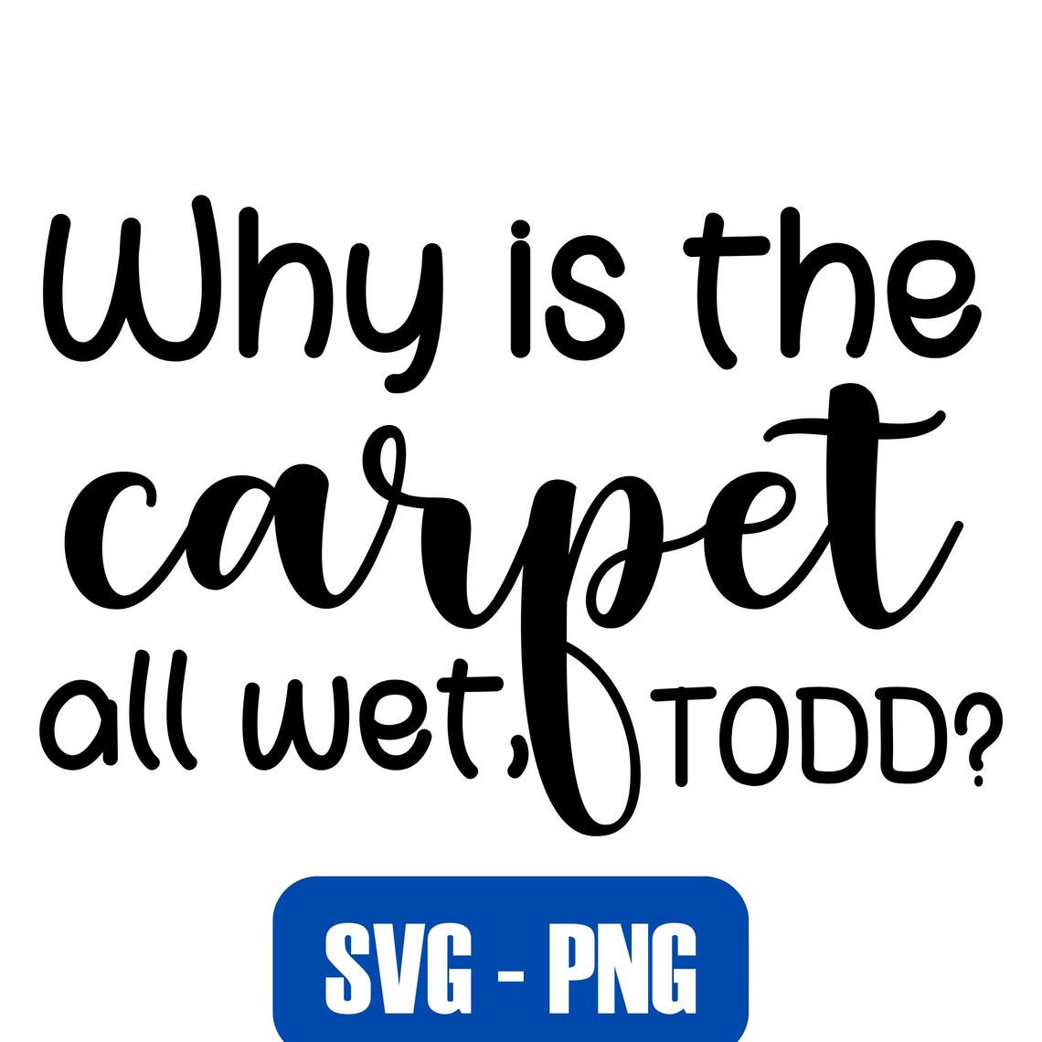 Christmas Vacation Todd and Margo SVG PNG Set of 2 - Etsy