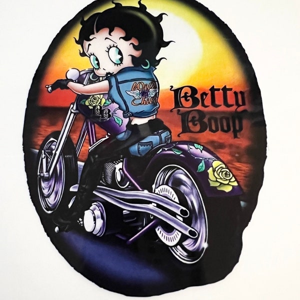 Betty Boop Biker - Etsy