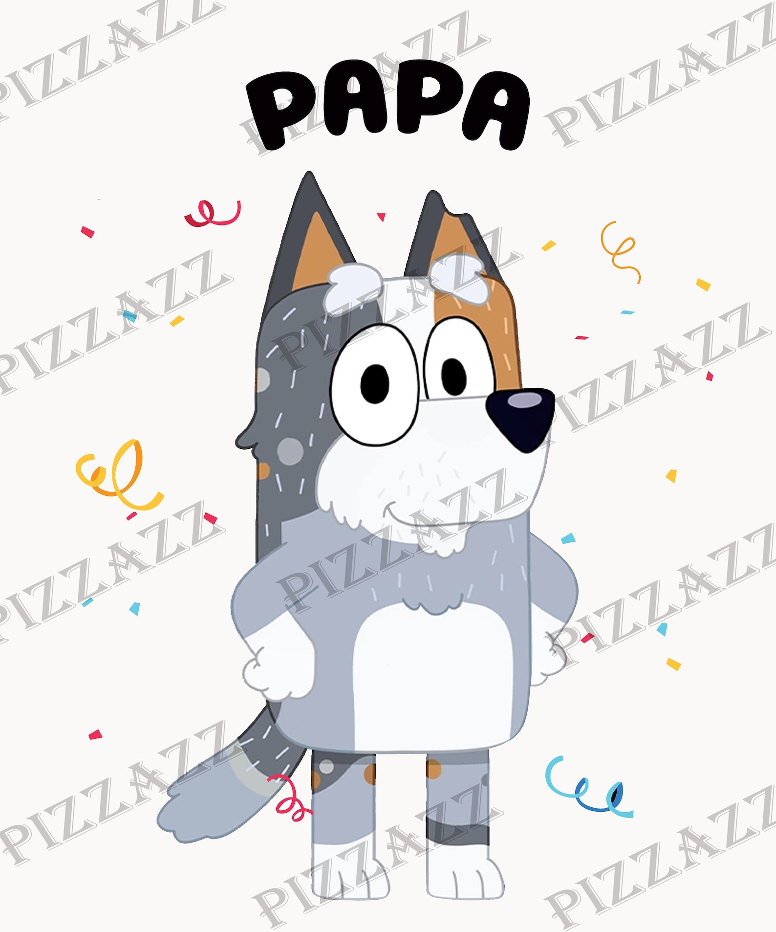 Bluey Papa Digital Download File - Etsy UK