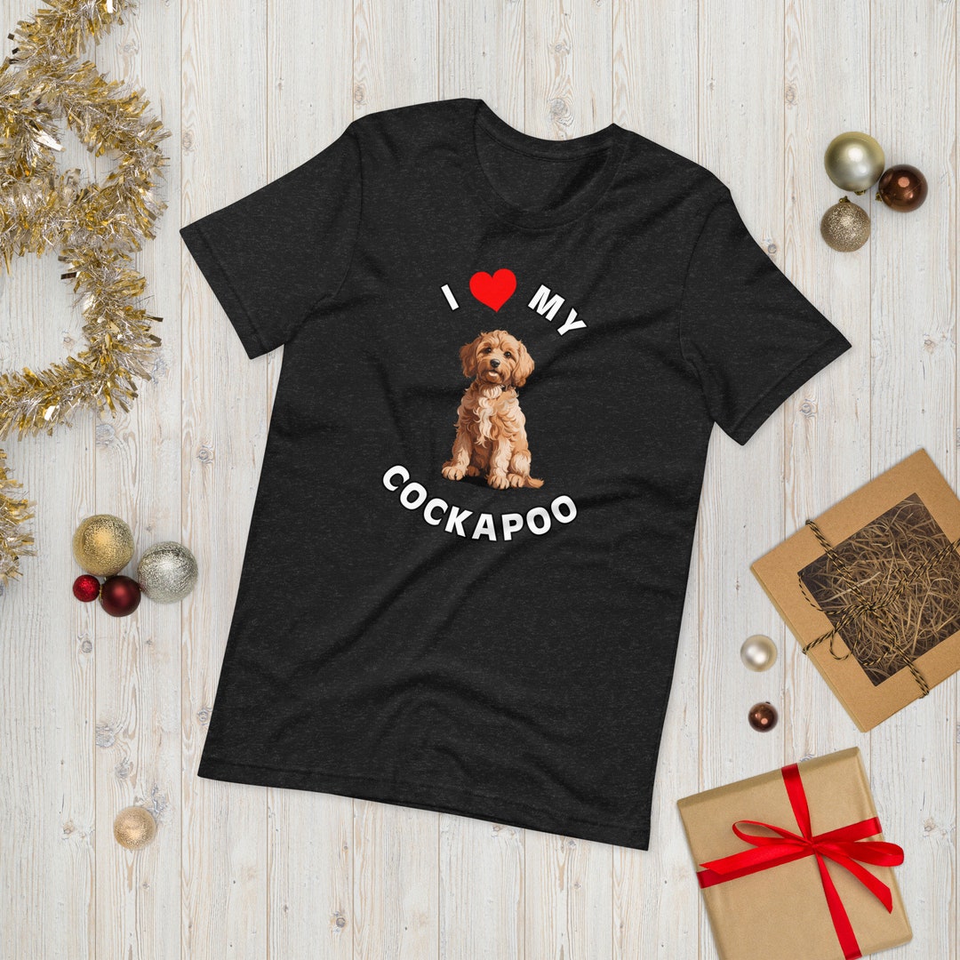 Apricot Cockapoo Lover Dog T-shirt Cockapoo T Shirt Dog Owner Gifts for ...