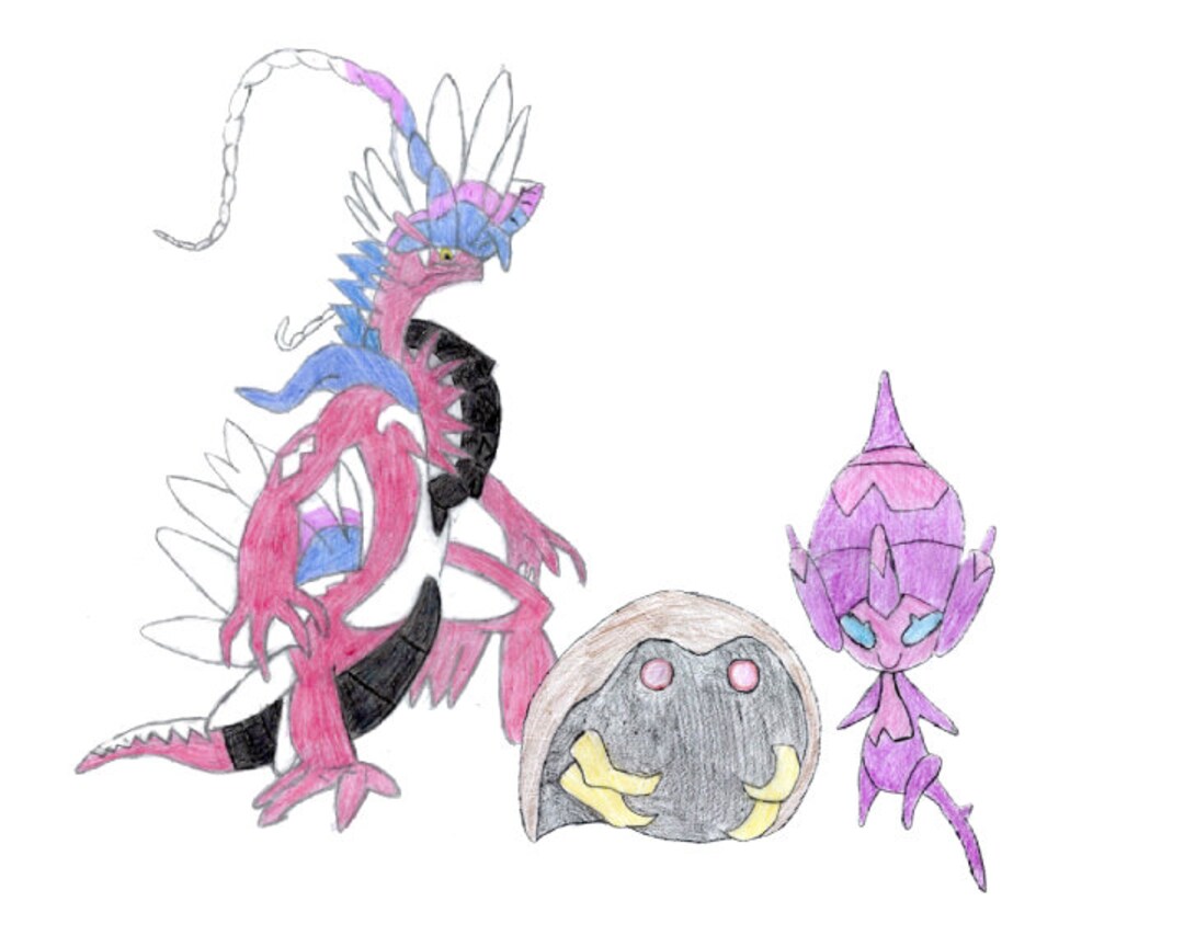 Hand Drawn Pokemon Poster - Etsy