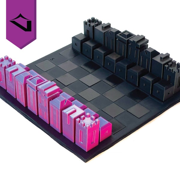 Minimalist Chess Set - Etsy