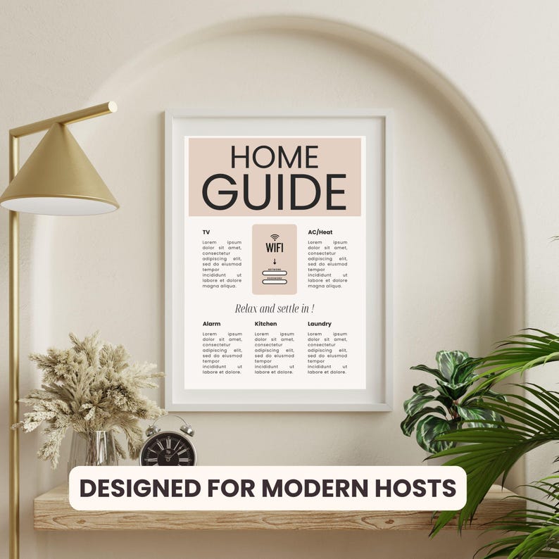 Airbnb Host Signage Template Bundle: 75+ Printable Signs & Guides - Etsy