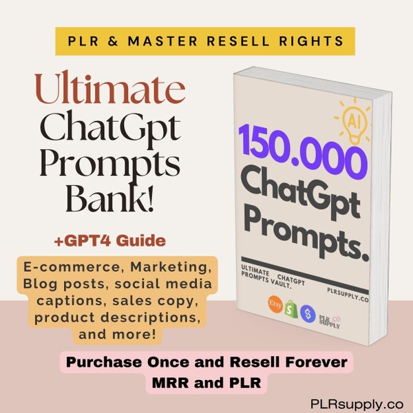 Chat Gpt Prompts for Art - Etsy