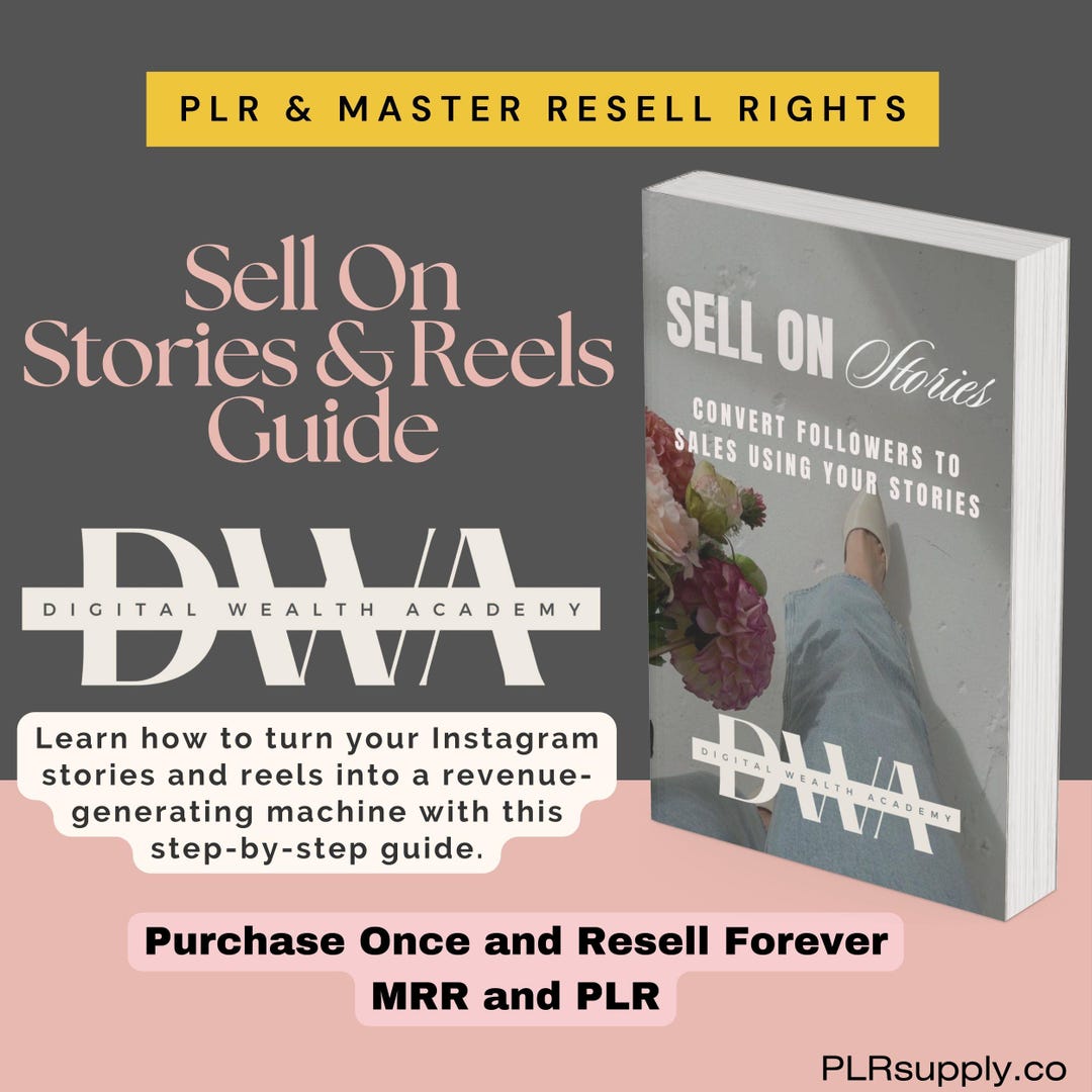 DWA Guide Faceless Marketing Done for You PLR Course to Make Money ...