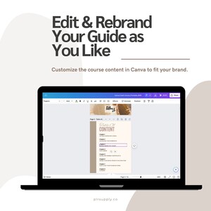 PLR Canva Crash Course Master Resell Rights Canva Guide Template Done ...