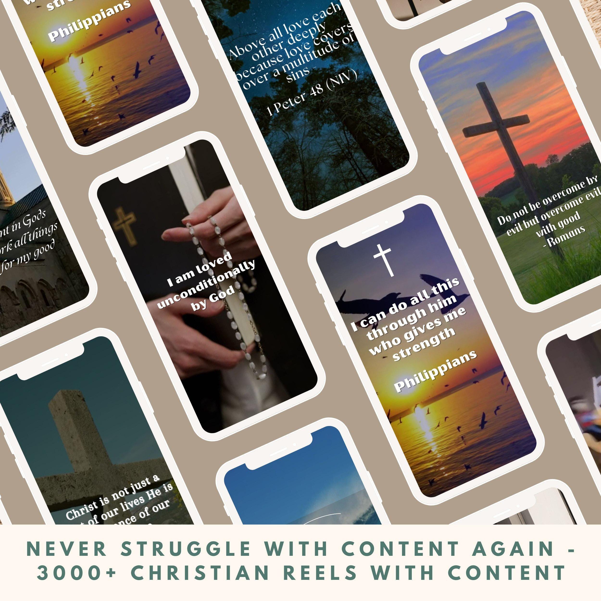 3000+ Christian Reels Bundle | Bible Quotes, Faceless Videos (MRR) - Etsy