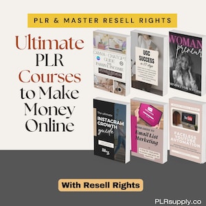 100+ PLR MRR Digital Products Bundle: Resell Courses, Ebooks, Templates ...