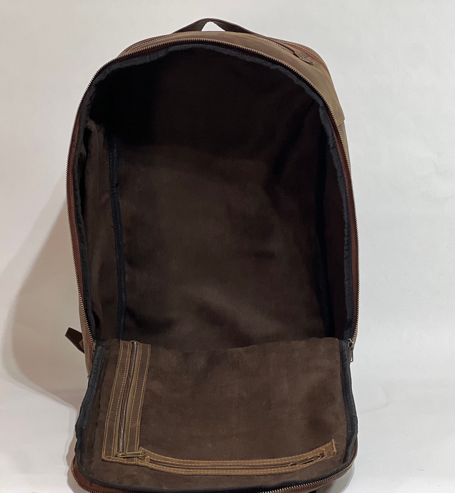 The Denali Leather Backpack - Etsy